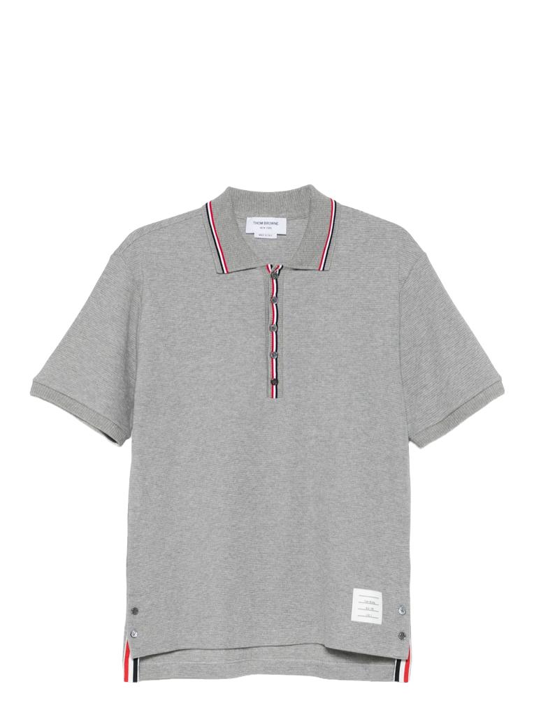 THOM BROWNE cotton polo shirt